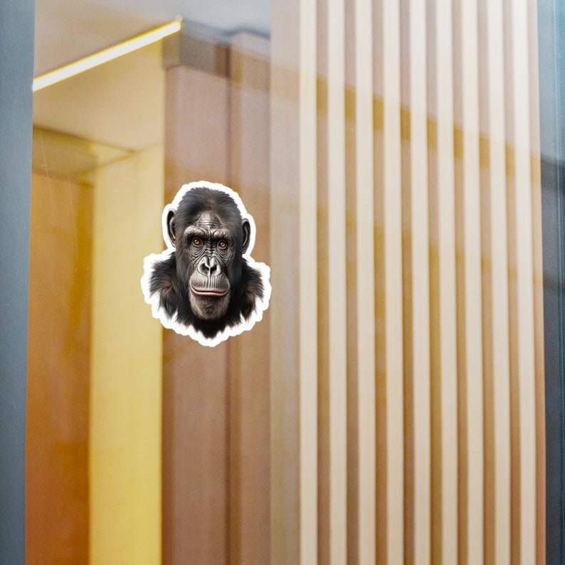 Ape Sticker Monkey Vinyl Decal Animal Car Decal Laptop Sticker Window ...