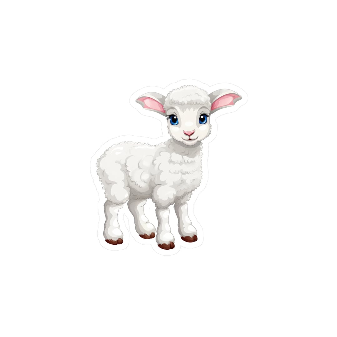 Lamb Sticker - Vinyl Decals - Etsy