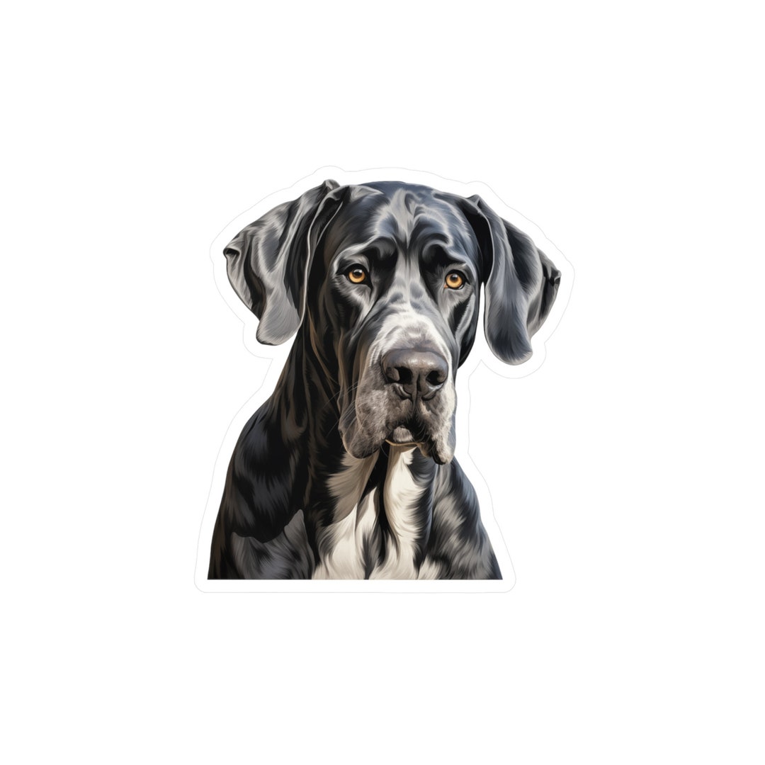 Great Dane Sticker Dog Vinyl Decals - Etsy
