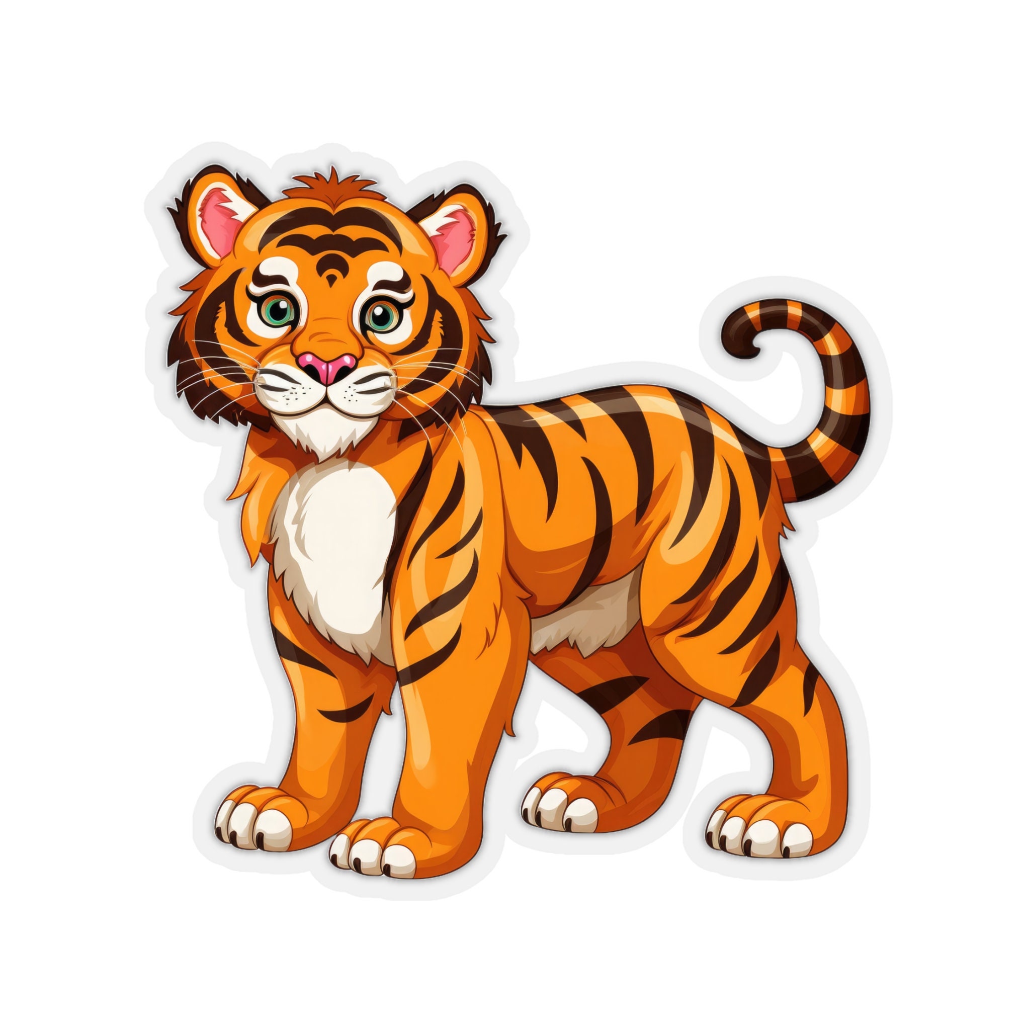 Tiger Sticker Tiger Decal - Etsy