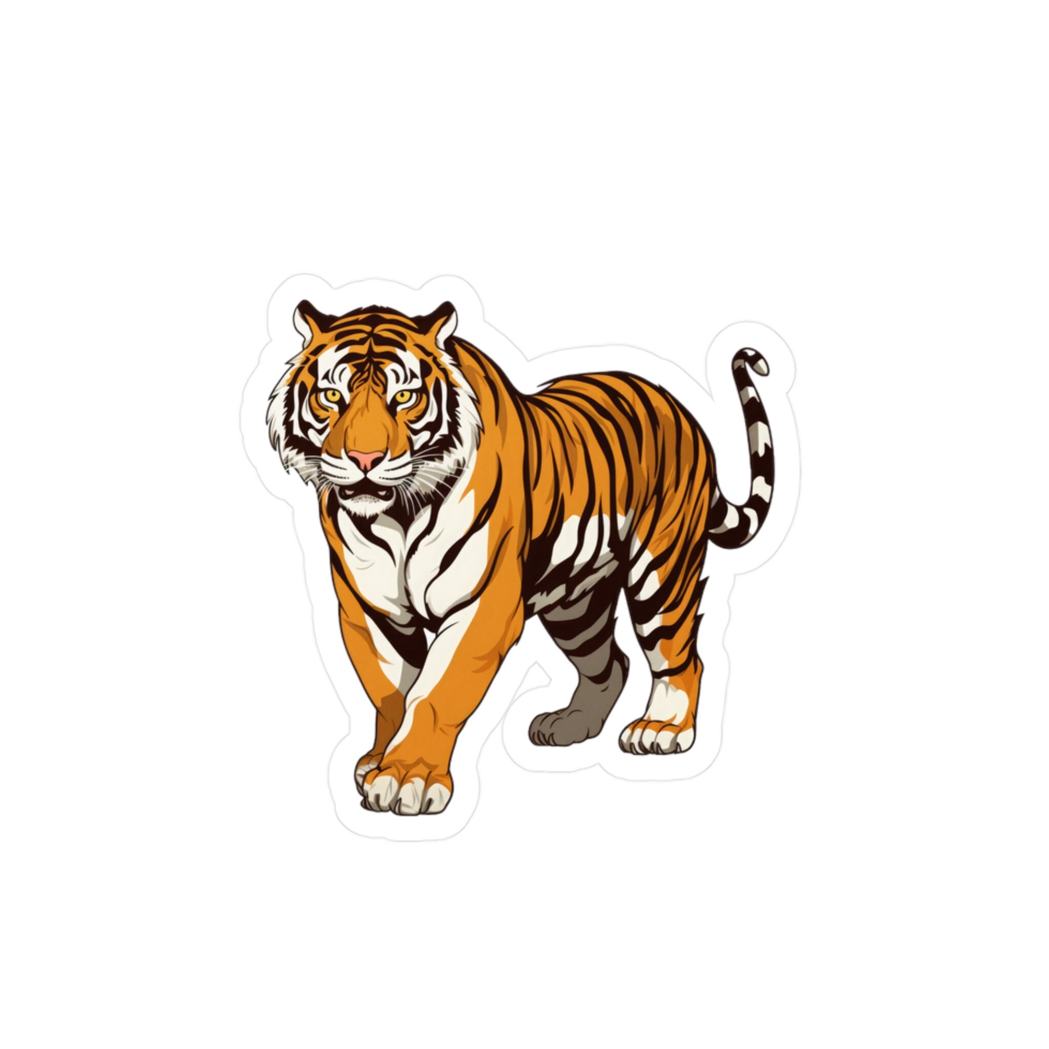 Tiger Sticker Animal Vinyl Decals Tiger Window Decal Tiger Car Decal ...