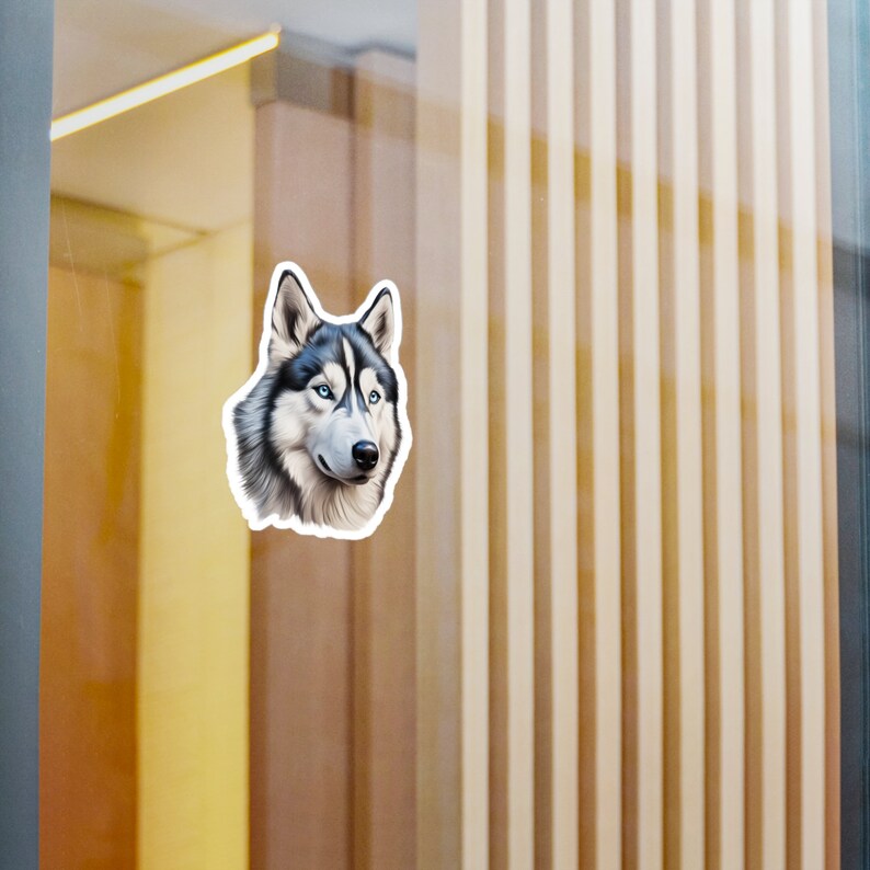 Siberian Husky Sticker Dog Vinyl Decals Husky Car Decal Husky Laptop ...