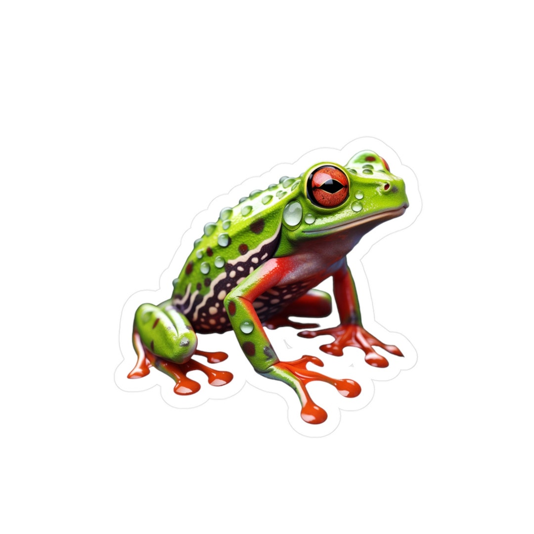 Frog Sticker Frog Vinyl Decal Car Decal Laptop Sticker Window