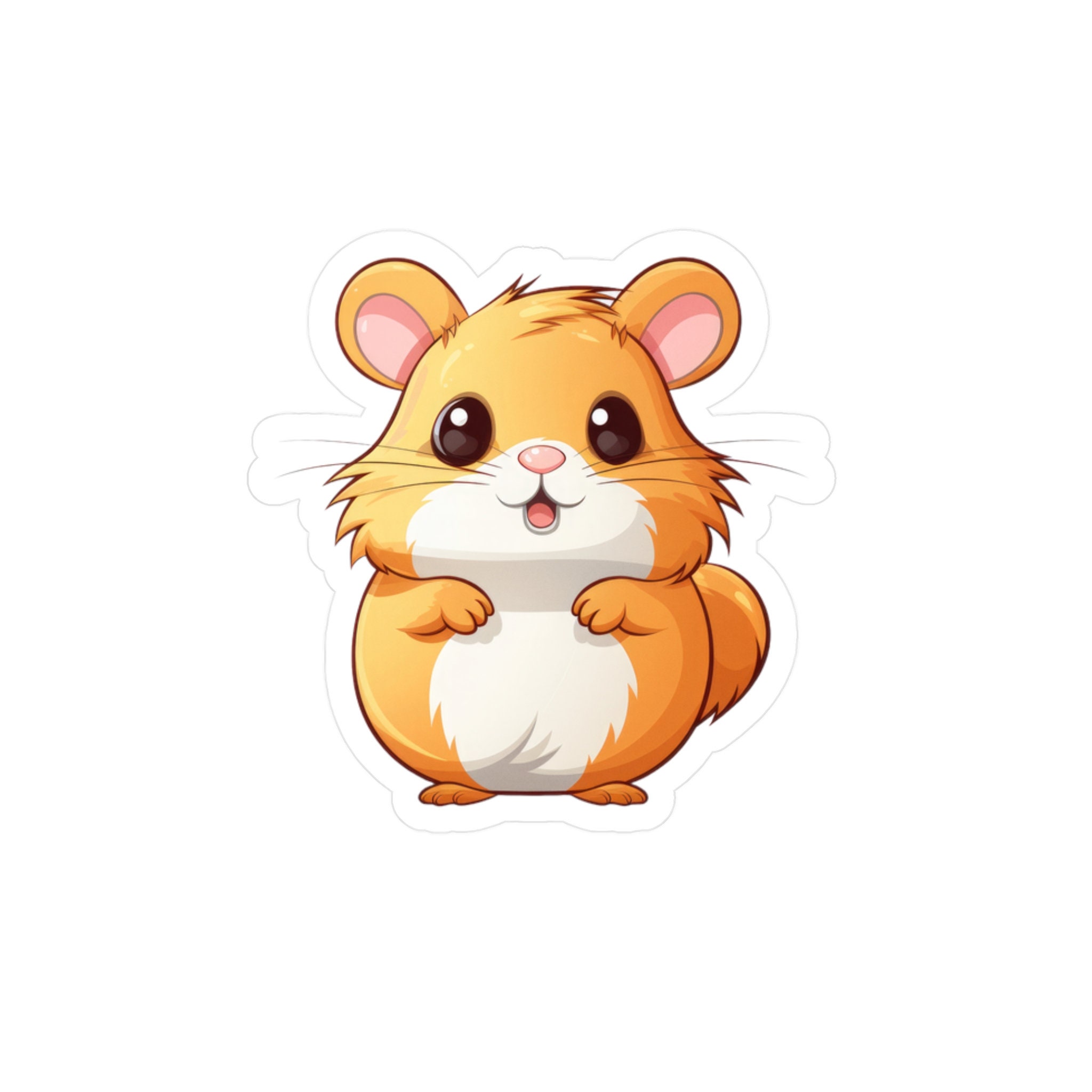 Hamster Sticker Kiss-cut Vinyl Decals - Etsy