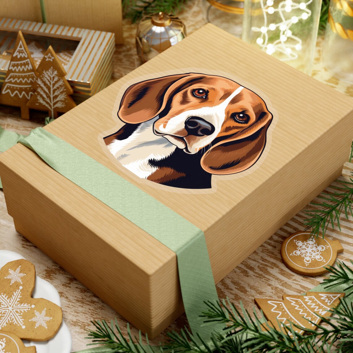 Beagle Sticker Kiss-cut Dog Decal - Etsy