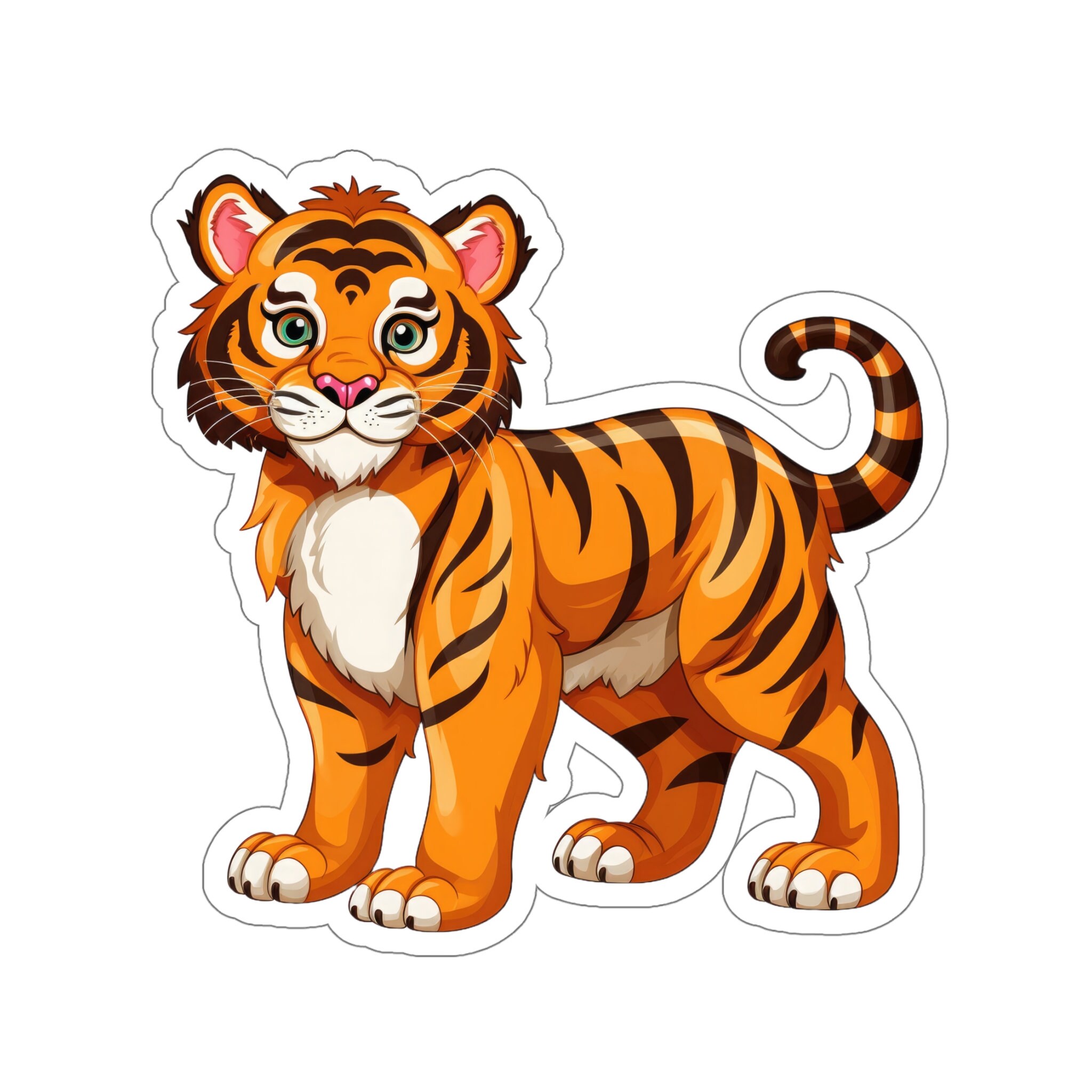 Tiger Sticker Tiger Decal - Etsy