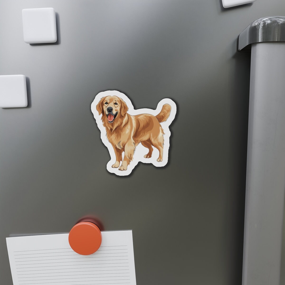 Golden Retriever Magnet - Dog Pet Fridge Magnet - Etsy