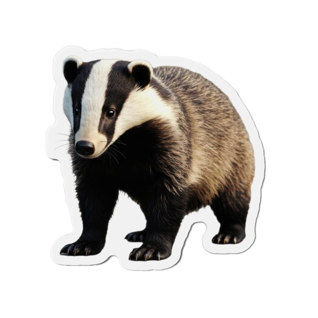 Badger Magnet, Animal Fridge Decor, Forest Creature Kitchen Decoration ...