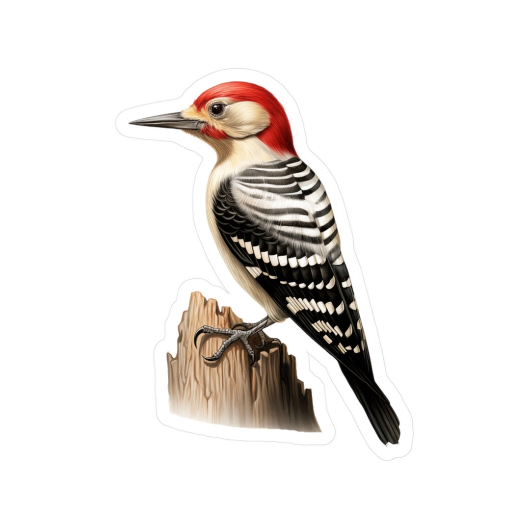 Woodpecker Sticker | Bird Vinyl Decal | Car Decal | Laptop Sticker ...