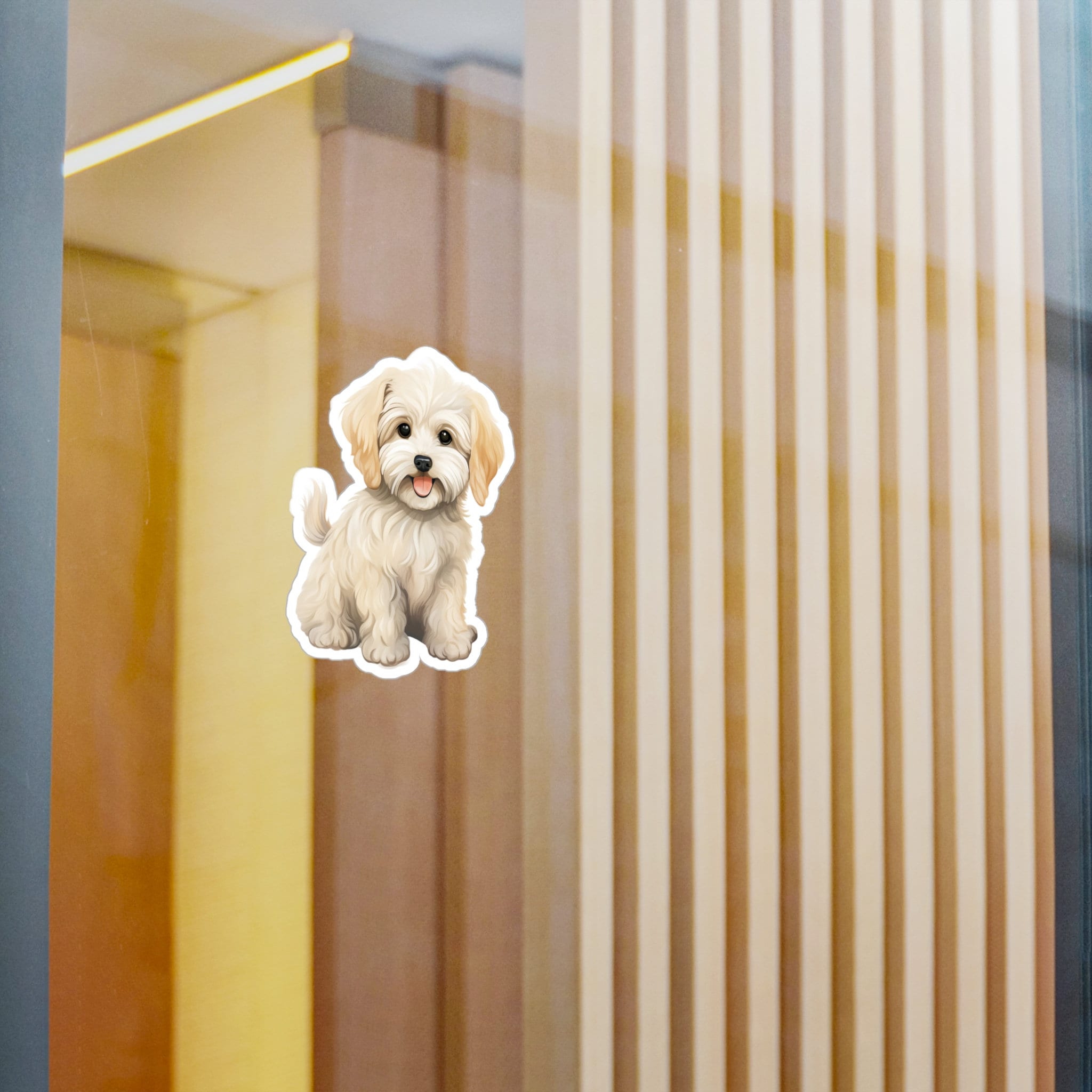 Maltipoo Sticker - Vinyl Dog Decals - Dog Car Decal - Pet Laptop ...
