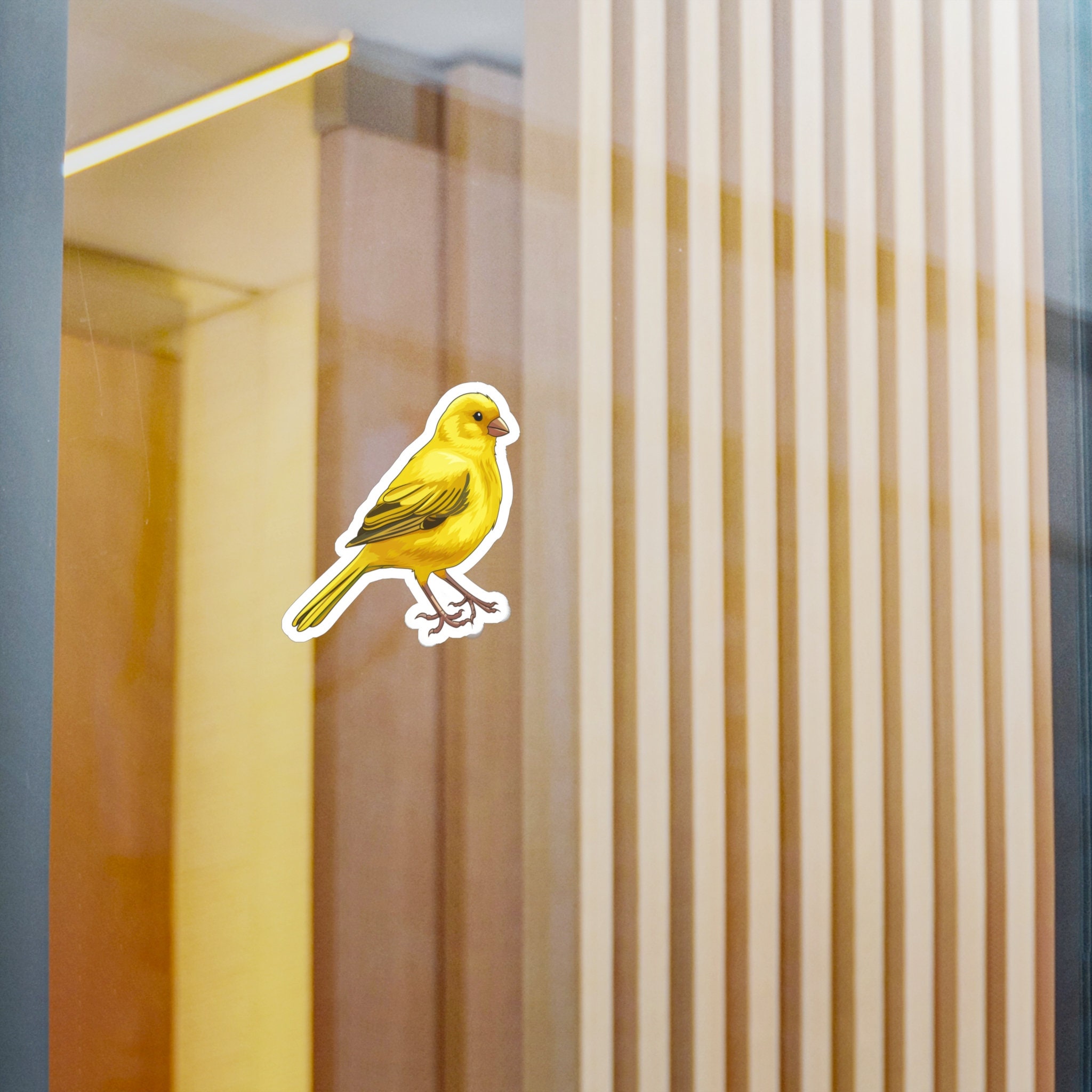 Canary Sticker - Vinyl Bird Decals - Etsy