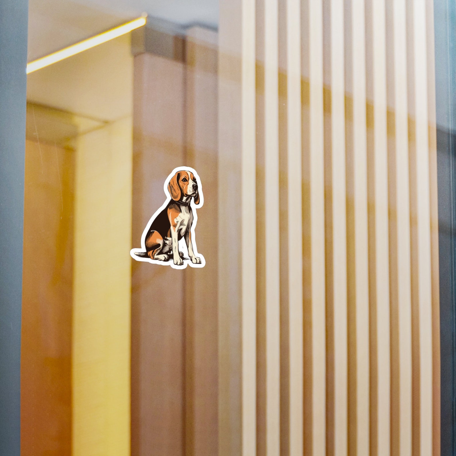 Beagle Sticker - Kiss-cut Vinyl Decals - Etsy