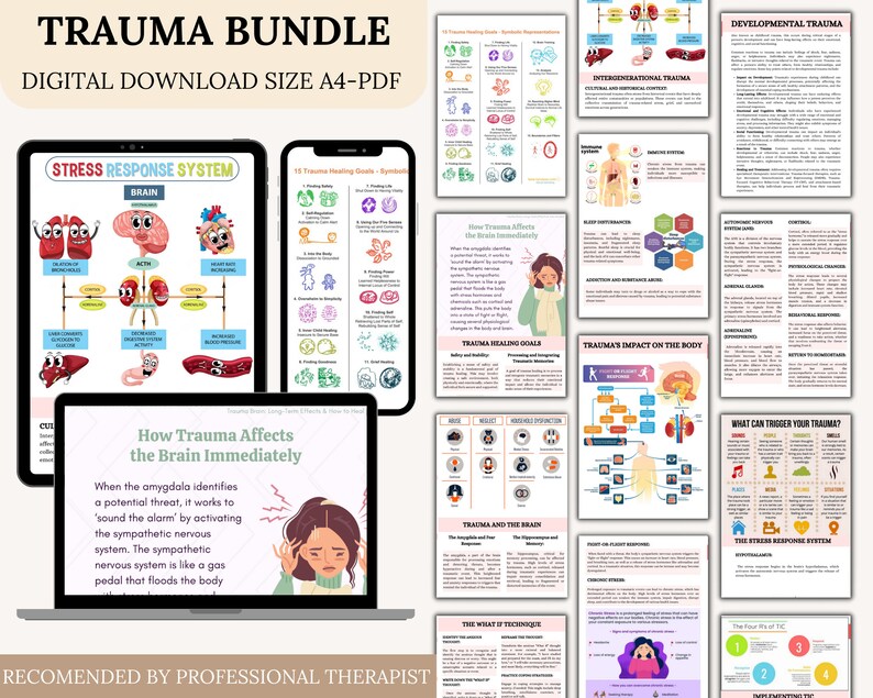 Trauma and Trauma Informed Care Educational Bundle - Etsy