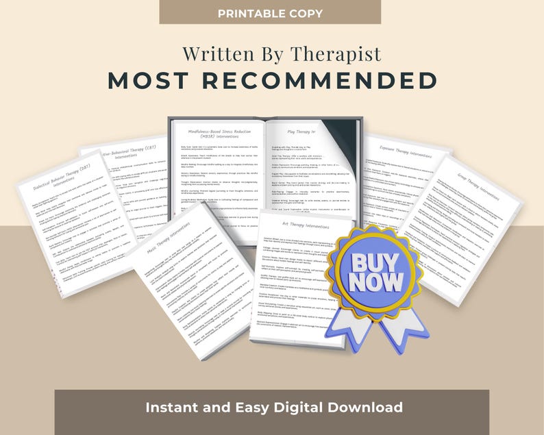 Therapy Intervention Phrases: HIPAA Compliant Progress Notes (digital ...
