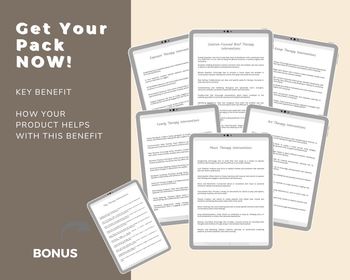 Therapy Intervention Phrases: HIPAA Compliant Progress Notes (digital ...