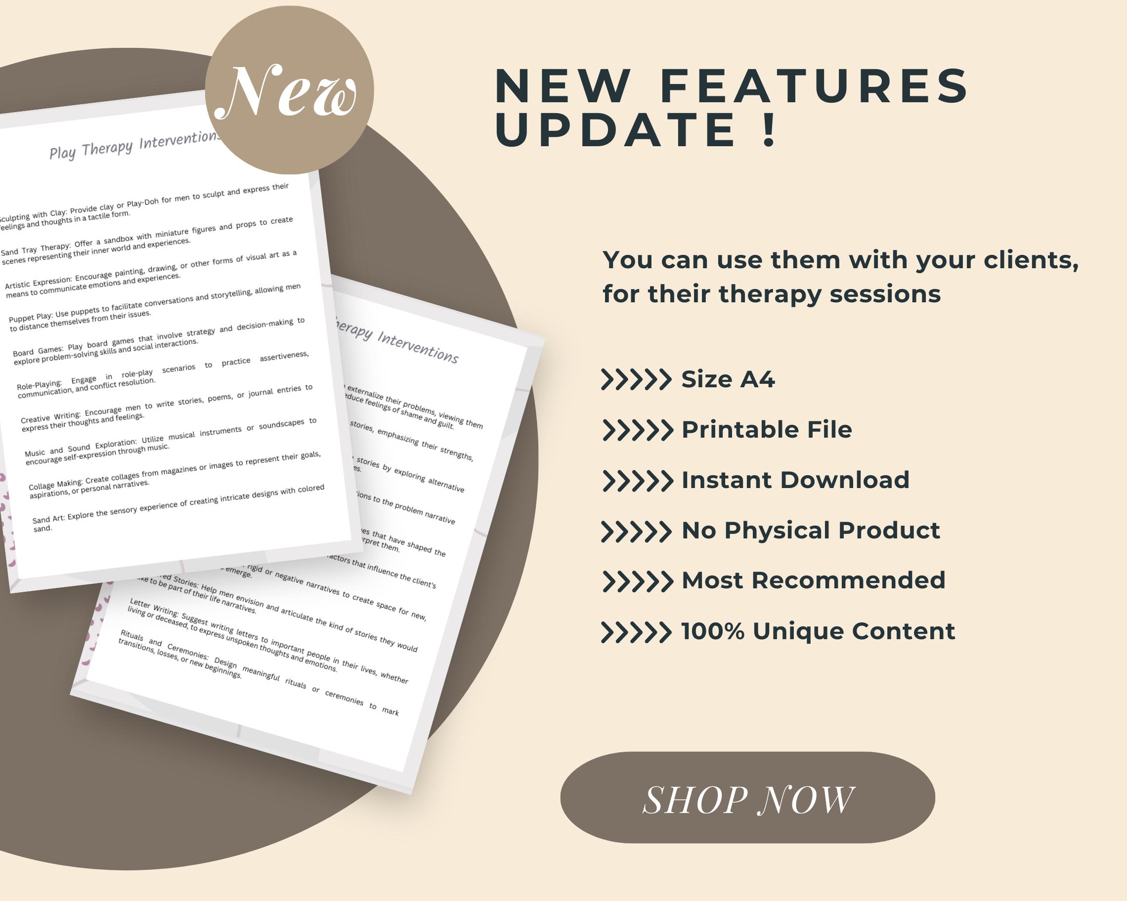 Therapy Intervention Phrases: HIPAA Compliant Progress Notes (digital ...