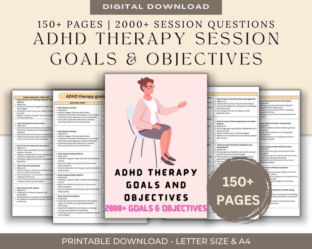 Therapy Bundle - SMART Goals Treatment Planning Guide & Progress Note ...