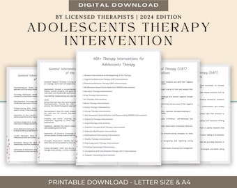 Therapy Interventions for Progress Notes Psychotherapy Notes ...
