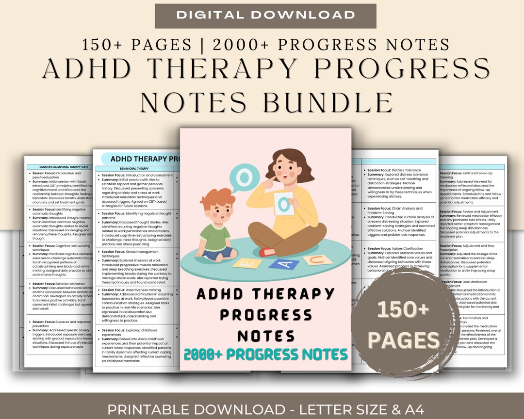 Therapy Progress Note Statements, Therapy Progress Notes, Psychotherapy ...