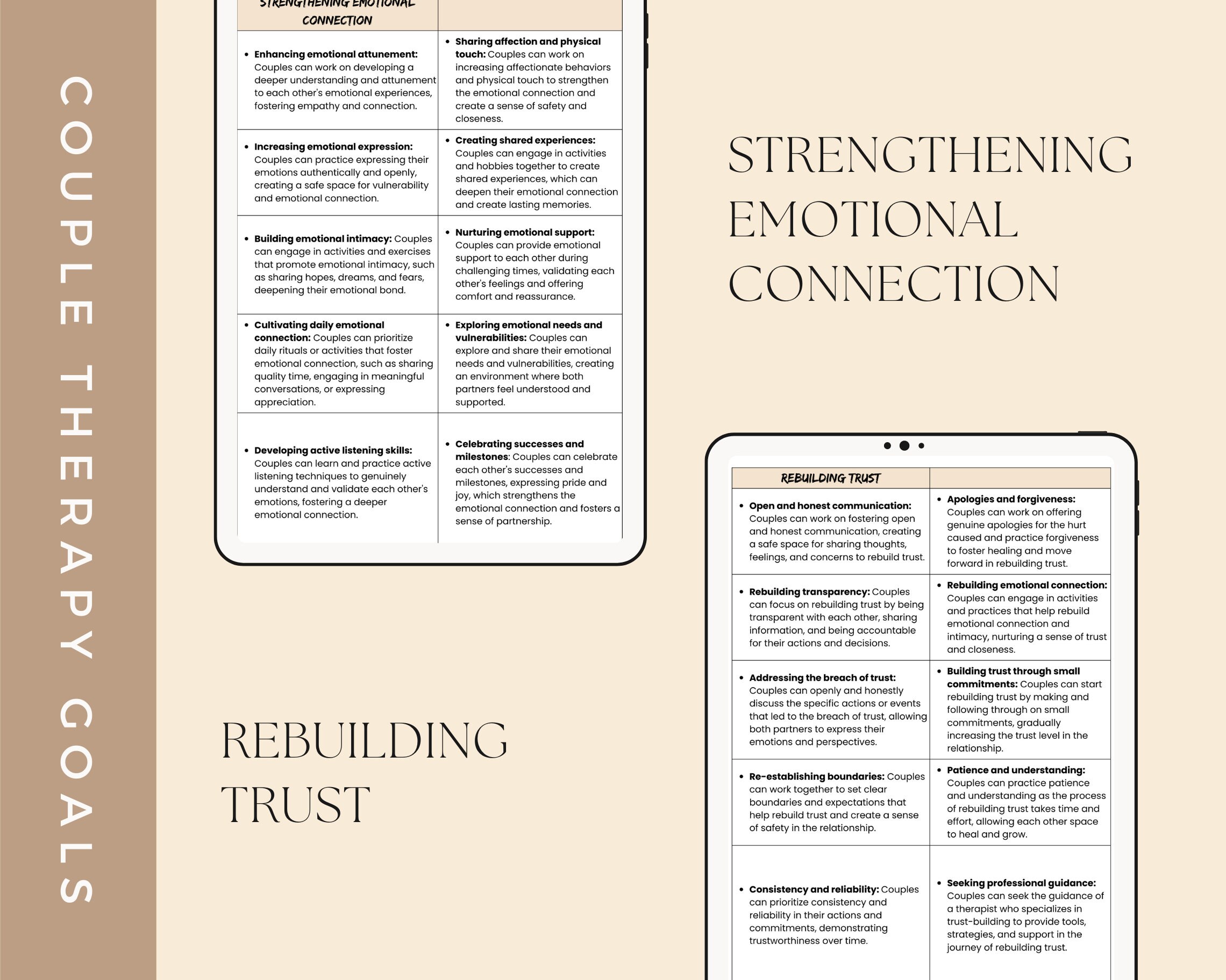 Couples Therapy Goals, Marriage Counselling, Relationship Therapy Goals ...