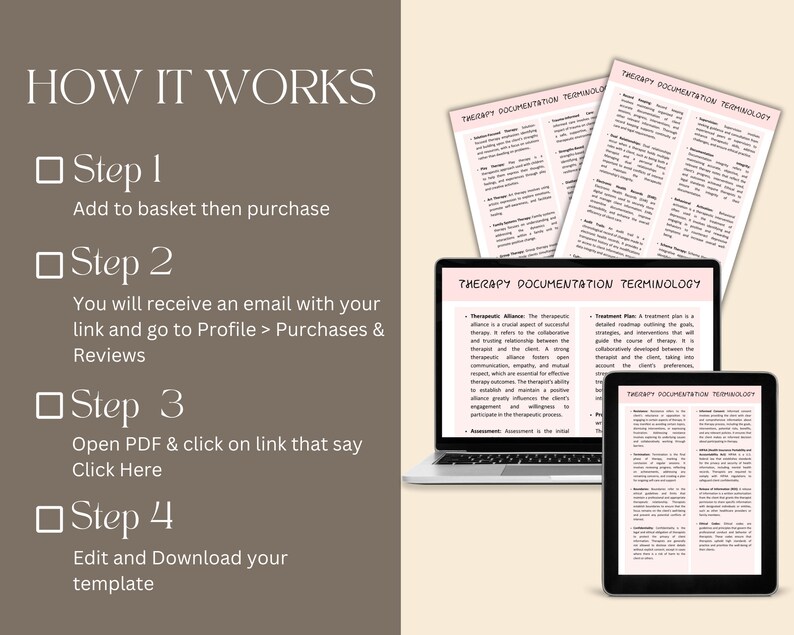 Therapy Documentation Terminology Reference (digital Download) - Etsy