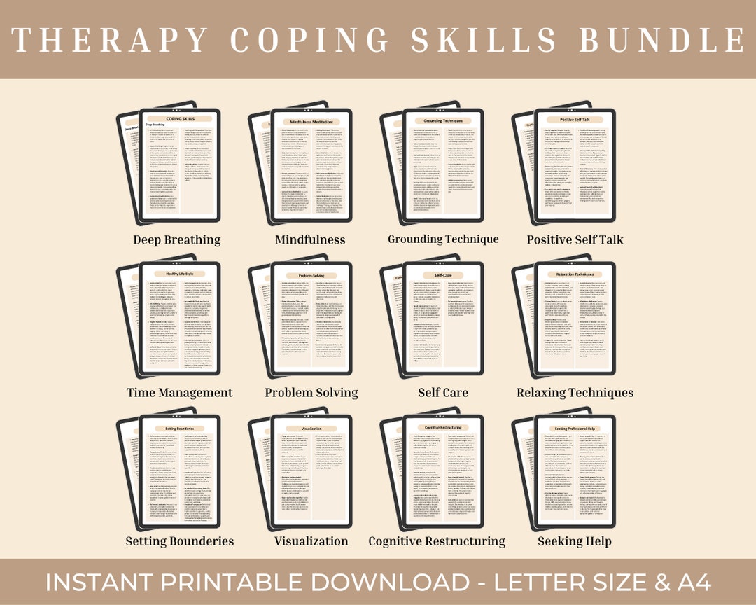 The Ultimate Therapy Bundle With Printable Resources, Therapy ...