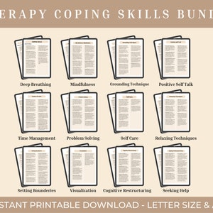 The Ultimate Therapy Bundle With Printable Resources, Therapy ...