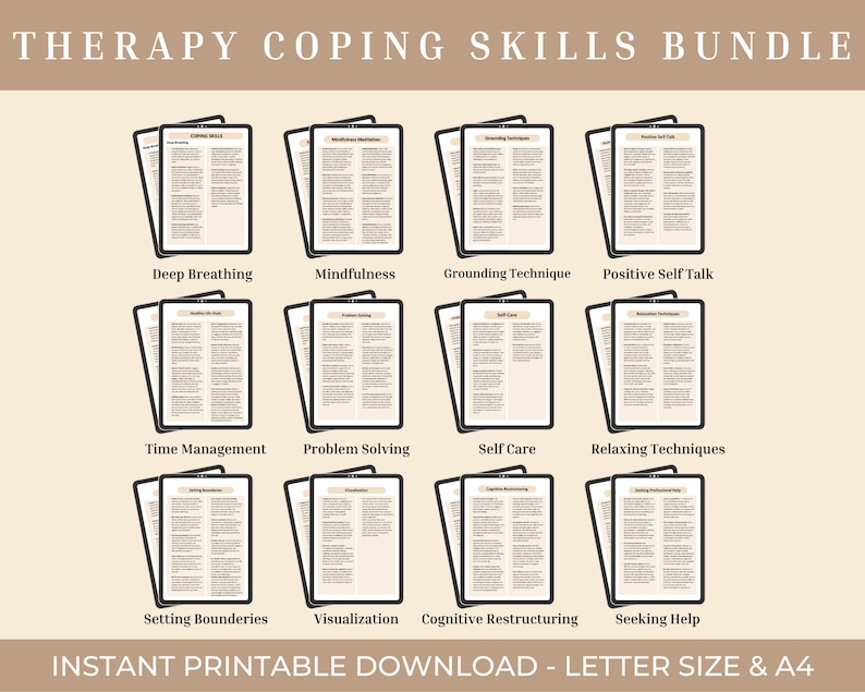 The Ultimate Therapy Bundle With Printable Resources, Therapy ...