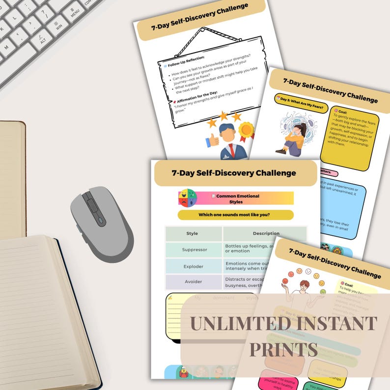 Teen Therapy Worksheet Bundle: CBT, DBT Coping Skills (digital Download ...