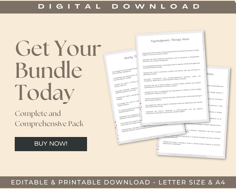 Child Therapy Bundle, Therapy Questions, Therapy Goals and Objectives ...