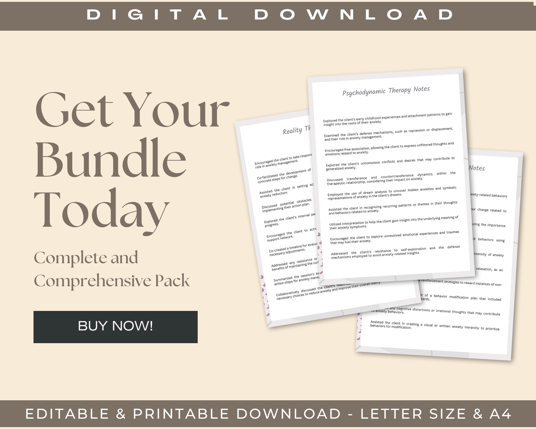 Child Therapy Bundle: Questions, Goals, Interventions, Progress Notes ...