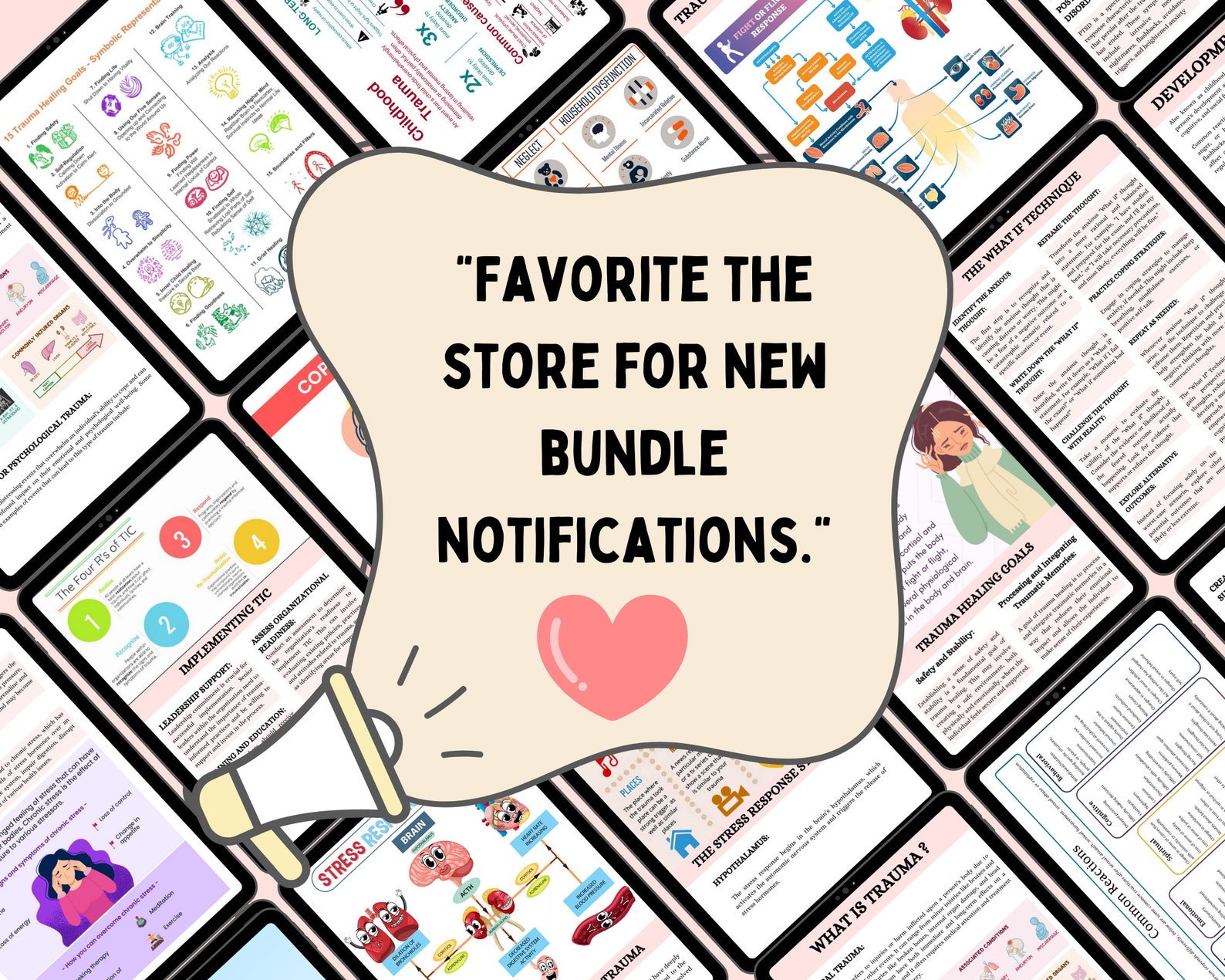 Trauma and Trauma Informed Care Educational Bundle - Etsy