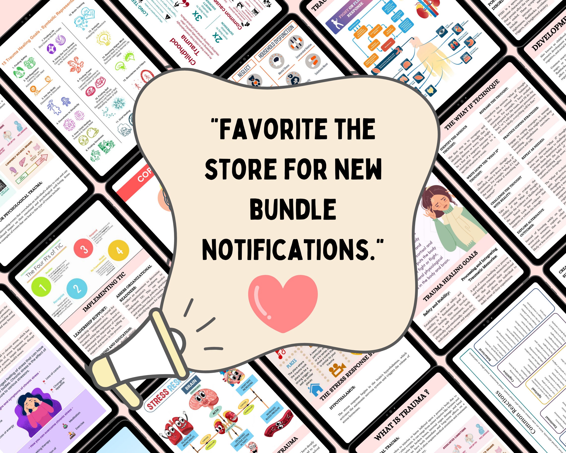 Trauma and Trauma Informed Care Educational Bundle - Etsy