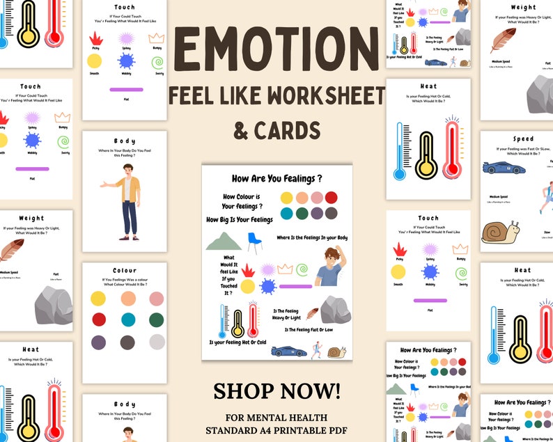 Emotions in the Body Poster and Printable Cards | Helping Students to ...