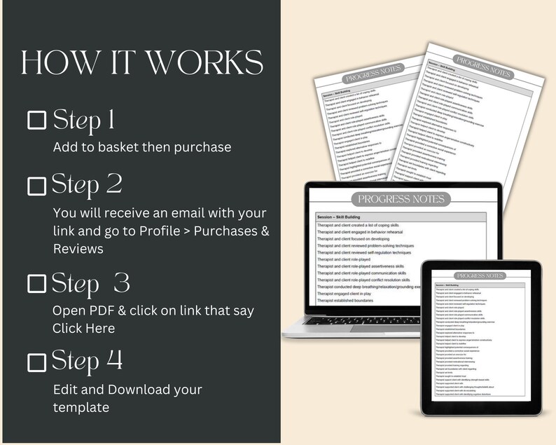 MEGA BUNDLE: ALL Therapy Progress Note Statements | Therapy Progress ...