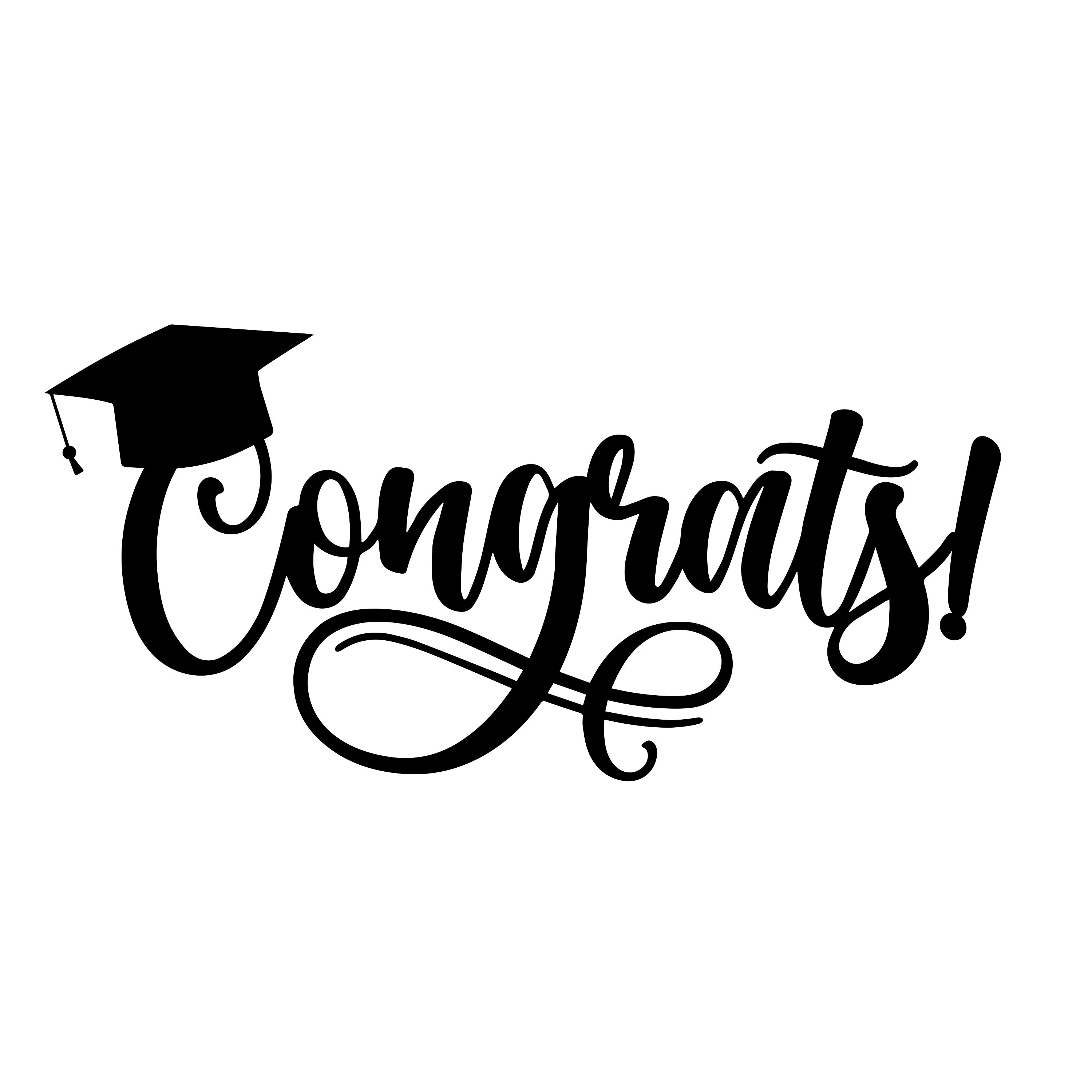 Congratulation Congrats Svg Congrats Vector File Contrats - Etsy