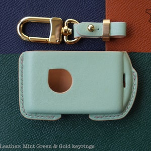 Personalized Volvo Leather Key Fob Cover, Volvo Remote Key Fob Case ...
