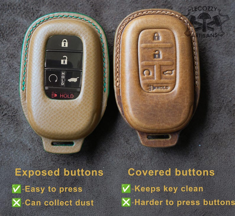 2022 - 2026 Honda Leather Key Case, CR-V, HR-V, Pilot, Honda Passport ...