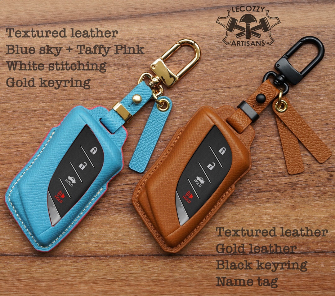 Custom Leather Key Fob Case Cover for Lexus, Lexus Series Keyless ...