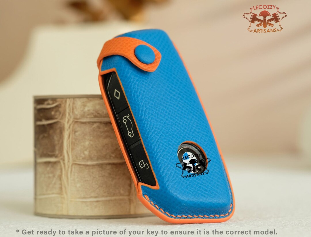 Custom Bmw Leather Key Fob Cover, Bmw Series Key Fob Case, F98 X4M LCI ...