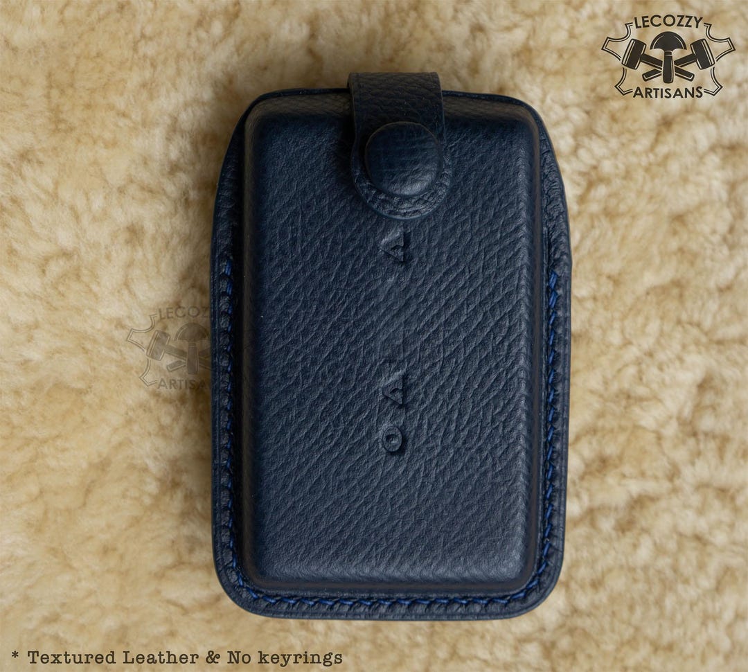 Volvo EX30 Key Fob Cover, Electric EX90 Keyless Fob Holder, Leather Key ...