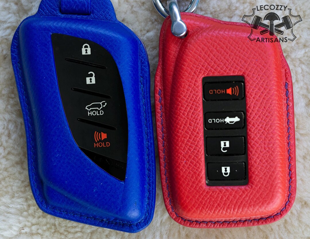 Custom Lexus Leather Key Fob Cover, Lexus Series Smart Remote Case ...