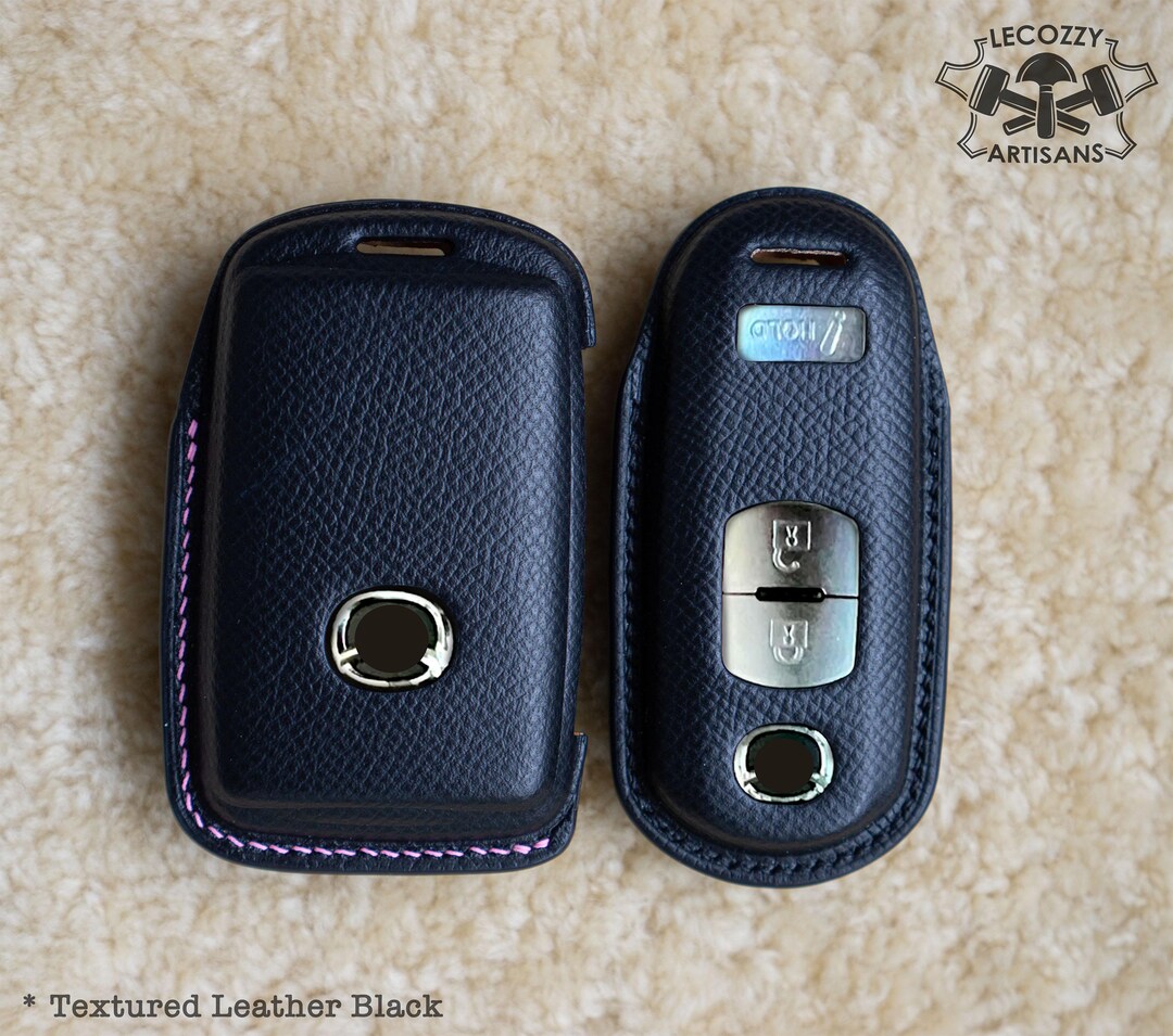 Mazda Leather Key Fob Cover, Custom Mazda Fob Case Cover, Personalized ...