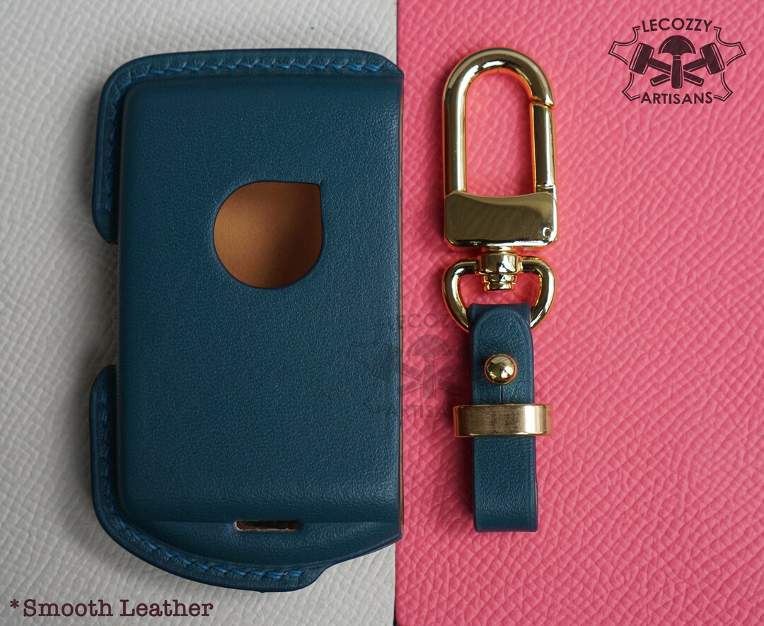 Personalized Volvo Leather Key Fob Cover, Volvo Series Key Fob Case ...