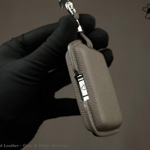 Personalized Volvo Leather Key Fob Cover, Volvo Remote Key Fob Case ...