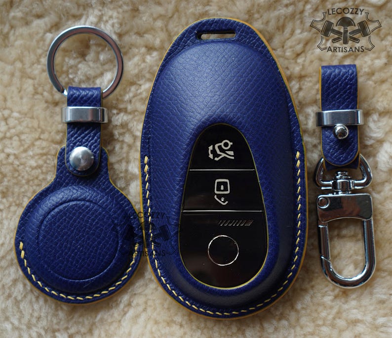 2022-2025 Mercedes Benz AMG EQS 580 450 Leather Fob Case Cover, Custom ...