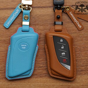 Custom Leather Key Fob Case Cover for Lexus, Lexus Series Keyless ...