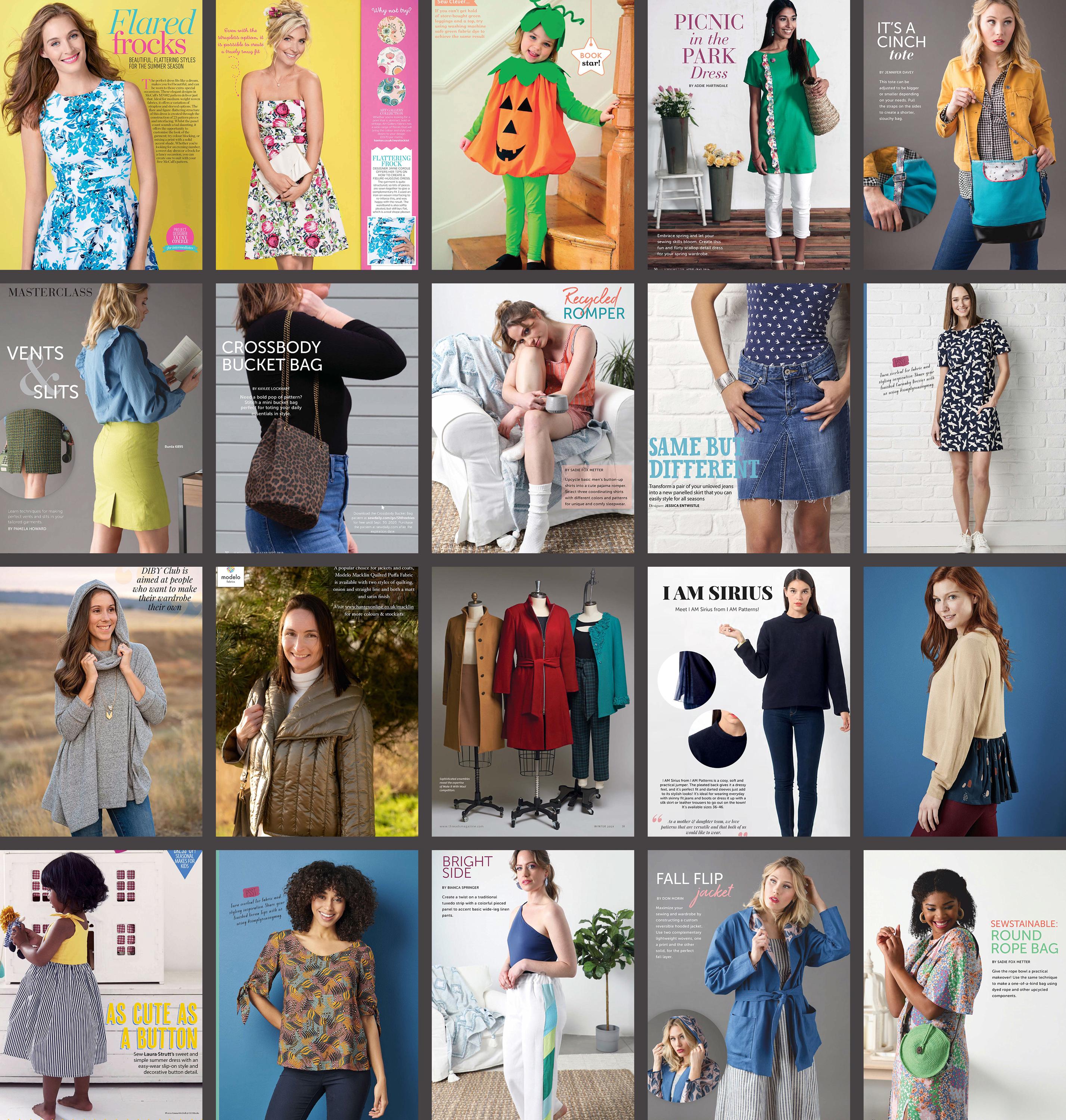 610 Sewing Magazines & Patterns Archive: DIY Tutorials (digital Download) - Etsy