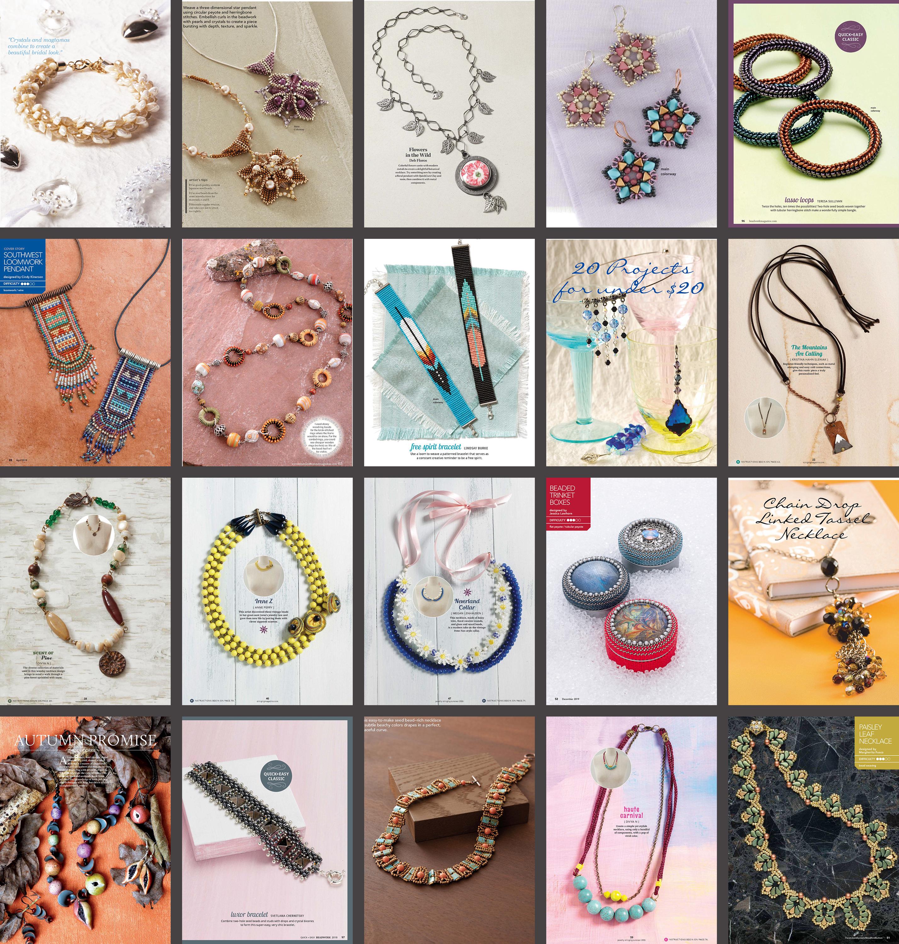 850+ Beading & Jewelry Making Magazines, Books, Patterns Archive ...