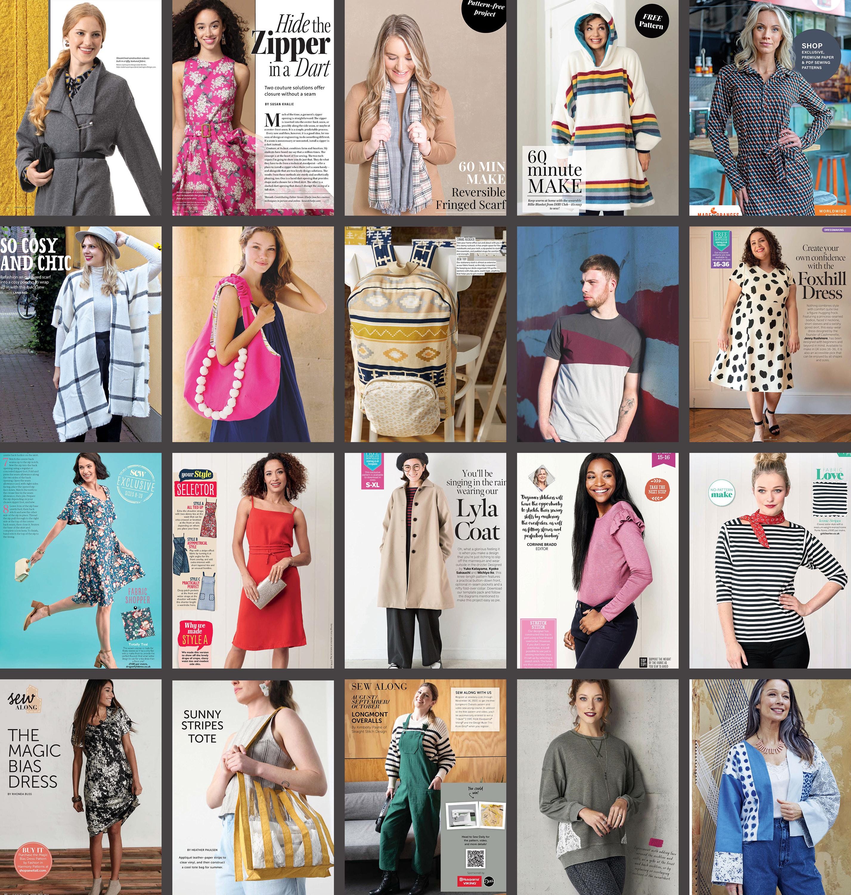 630 Sewing Magazines & Patterns Archive: DIY Tutorials (digital ...